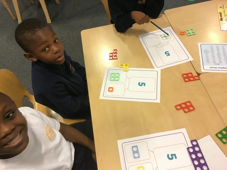 Holy Trinity Primary School | Using Numicon to show part-whole models ...