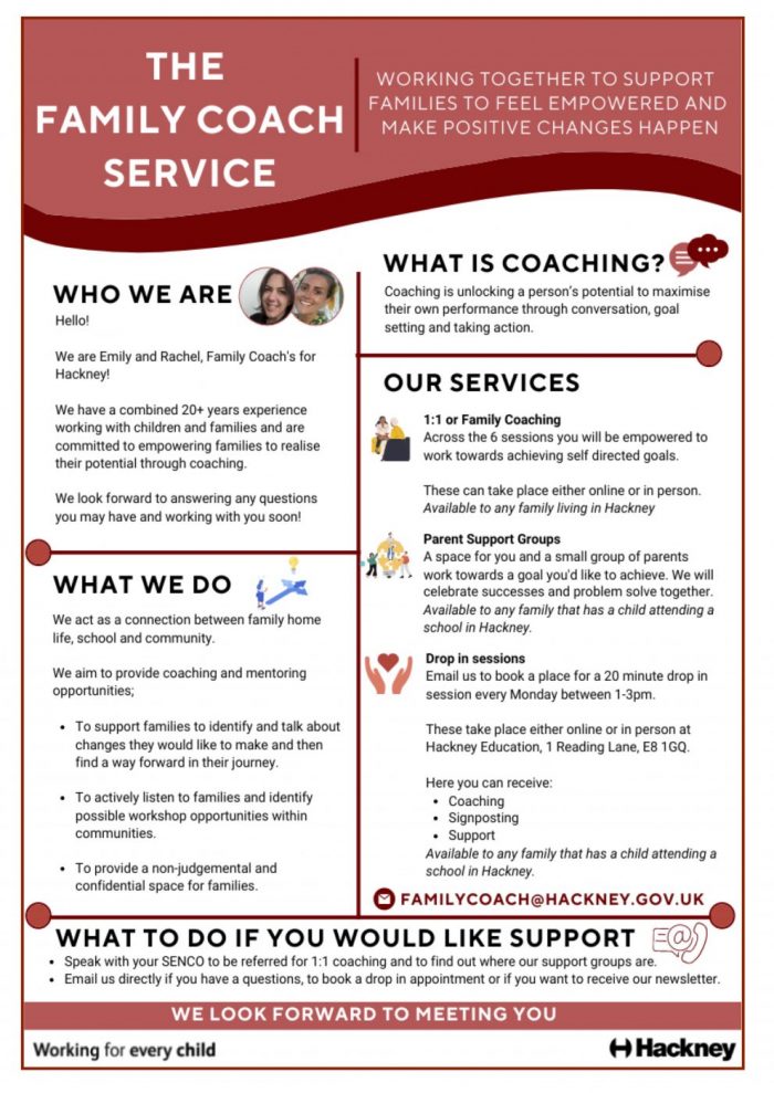 Holy Trinity Primary School | Family Coaching Service