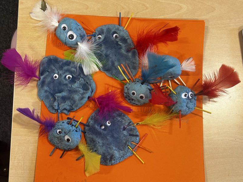 Holy Trinity Primary School | Making Bog babies in Reception