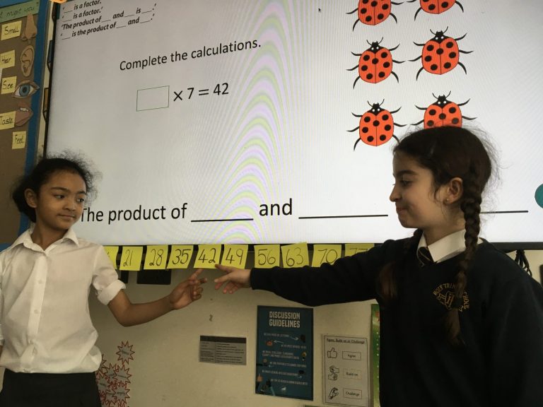Holy Trinity Primary School | Learning the 7 times tables in Year 3