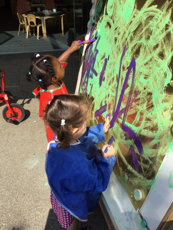 Holy Trinity Primary School | Shape Mark-Making in the Preschool Two ...