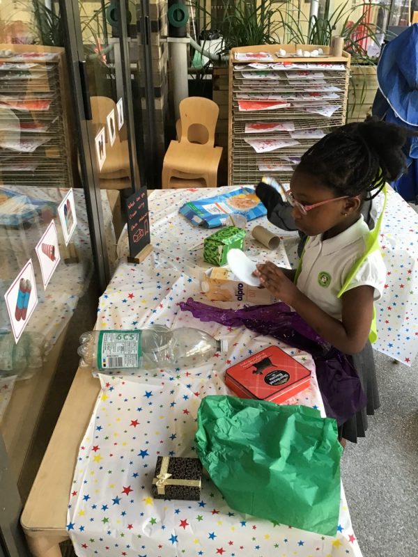 Holy Trinity Primary School | Imaginative junk modelling in Reception