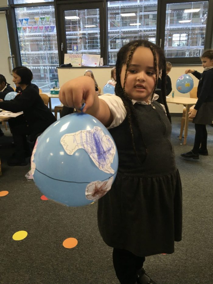 Holy Trinity Primary School | Making a globe to learn about the 7 ...