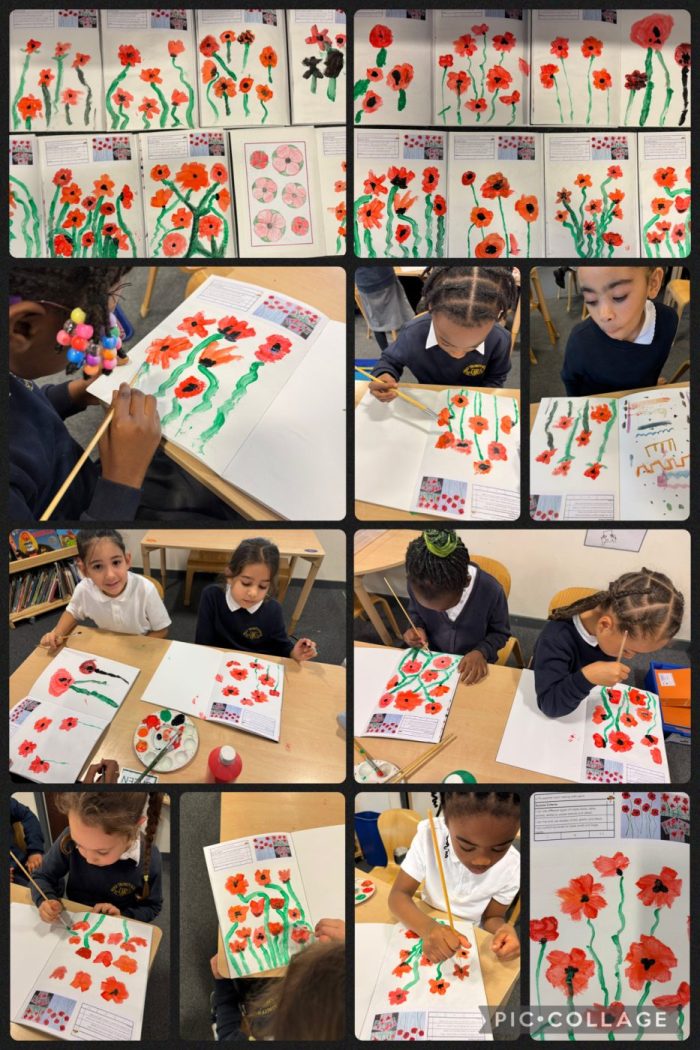 Holy Trinity Primary School | Year 2’s Fabulous World War I Poppy Paintings